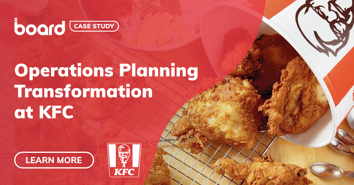 Operations Planning Transformation at KFC