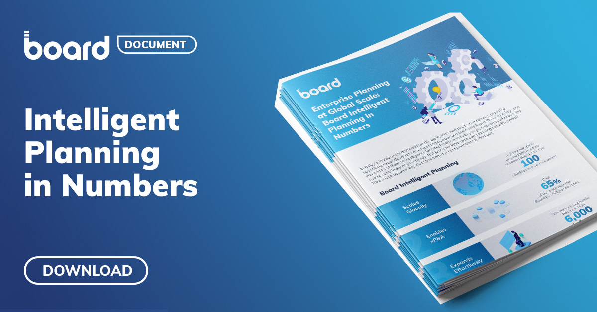 Enterprise Planning at Global Scale: Board Intelligent Planning in Numbers Enterprise Planning at Global Scale: Board Intelligent Planning in Numbers