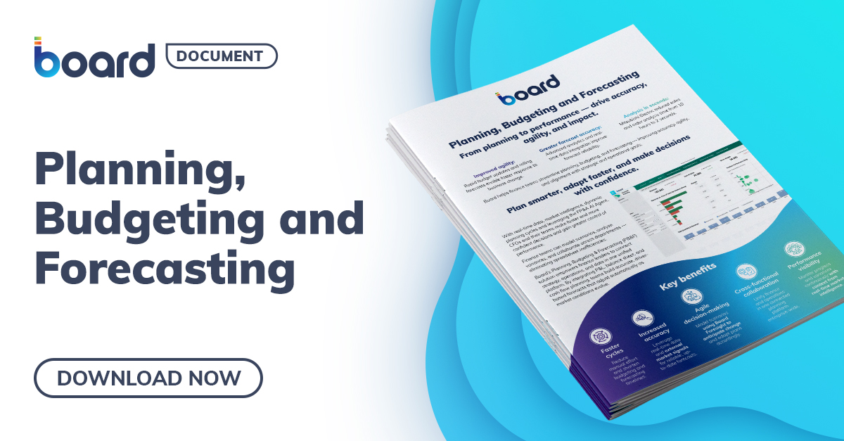 Enterprise Planning, Budgeting, and Forecasting | Board