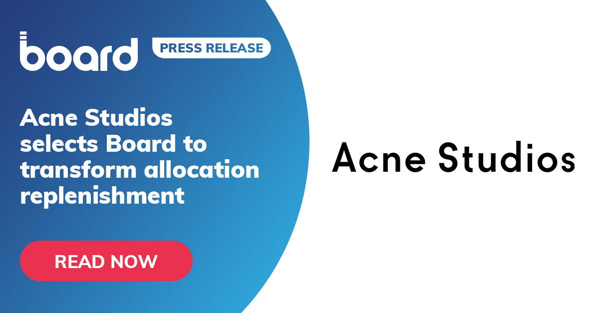 Acne Studios selects Board to transform allocation replenishment