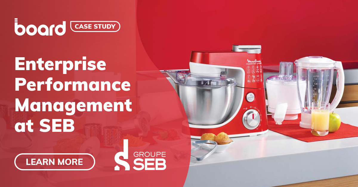 Enterprise Performance Management at Groupe SEB