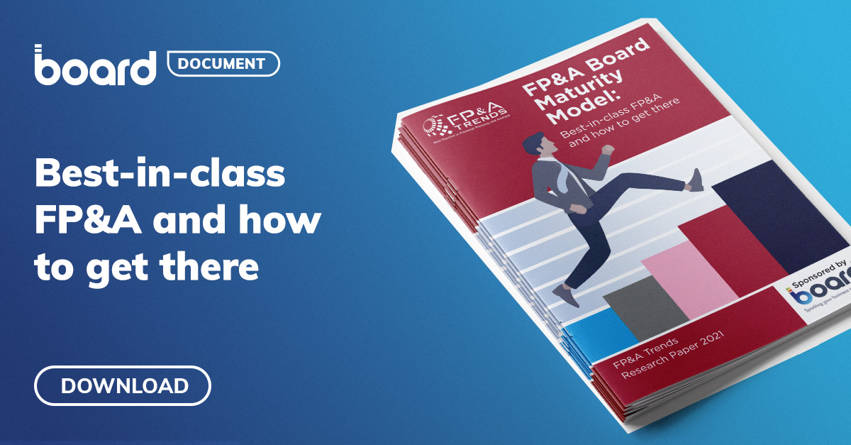 FP&A Trends & Board: The Maturity Model