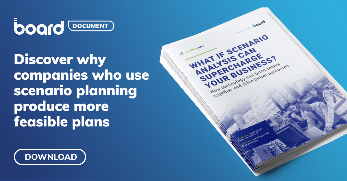 What if scenario analysis can supercharge your business?