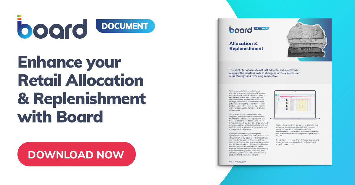 Intelligent Planning for Allocation & Replenishment