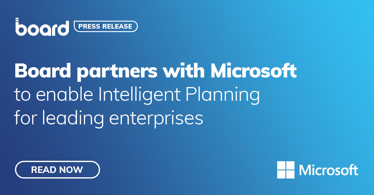 Board partners with Microsoft to enable Intelligent Planning for ...