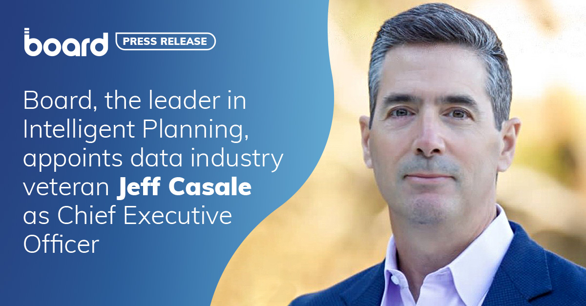 Board, the leader in Intelligent Planning, appoints data industry ...