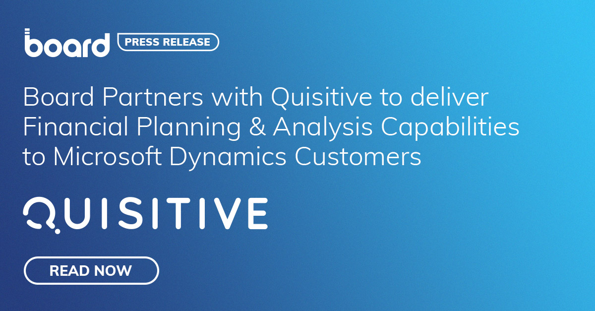 Board International Partners with Quisitive to Deliver Financial ...