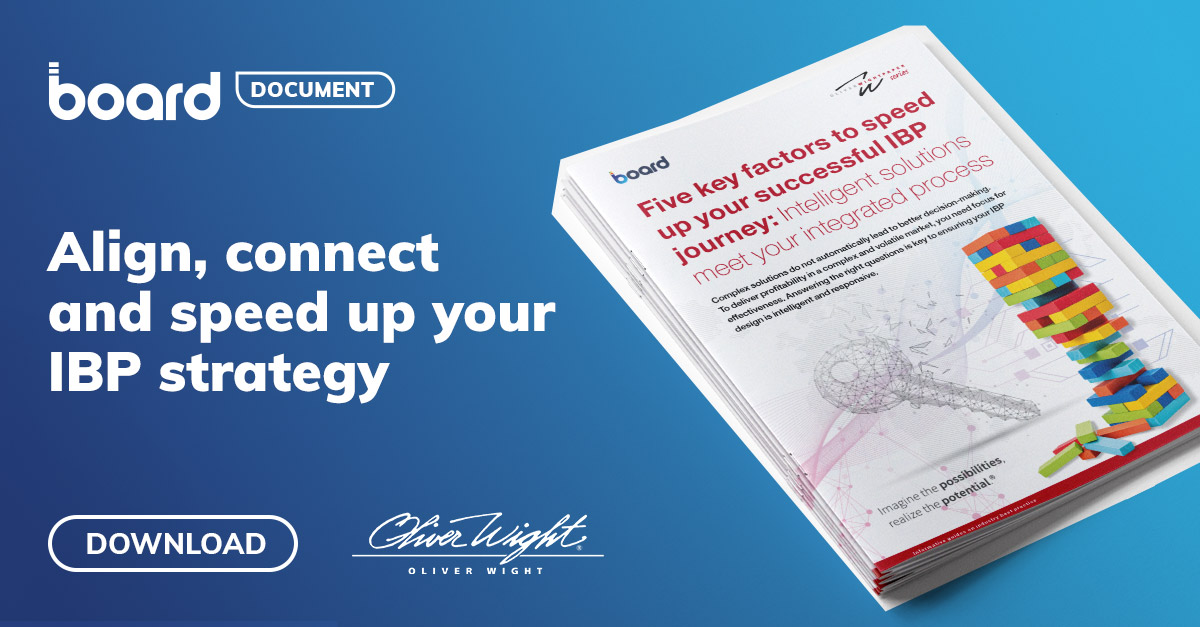 Five key factors to speed up your successful IBP journey