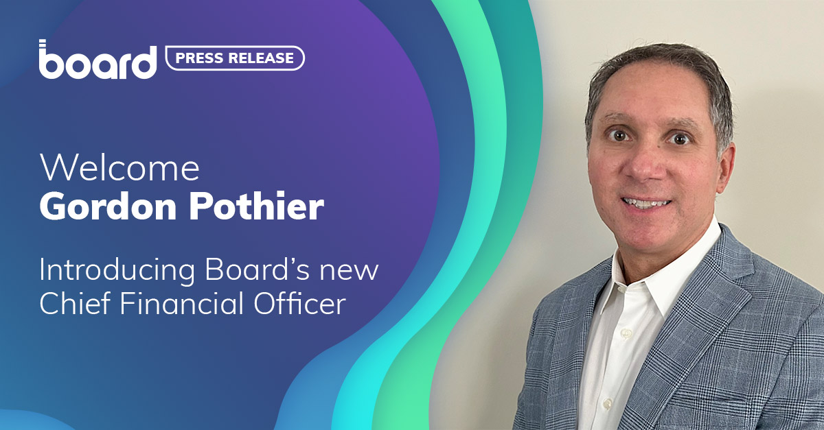 Board Appoints Gordon Pothier as Chief Financial Officer to Strengthen ...